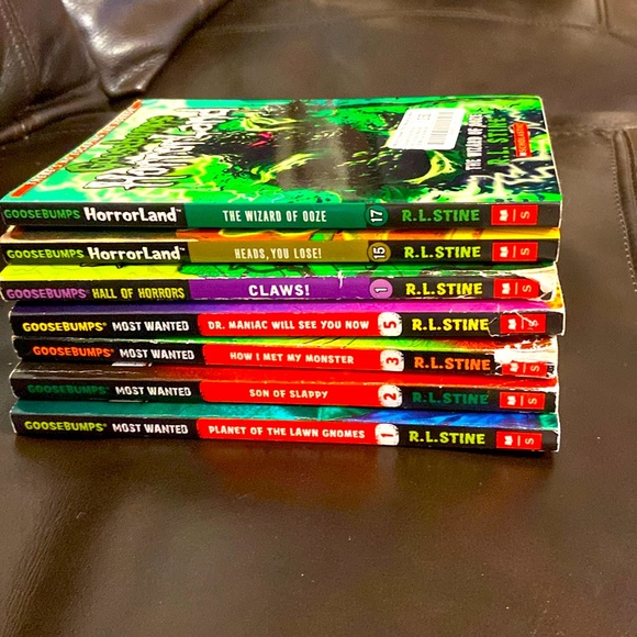 Goosebumps | Other | 7 Goosebumps Book Lot Horrorland Hall Of Horrors ...
